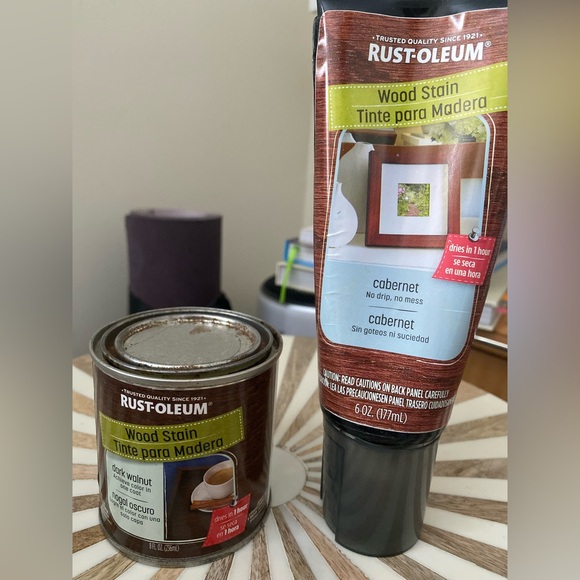 rust-oleum | Art | Wood Stain In Cabernet And Dark Walnut | Poshmark